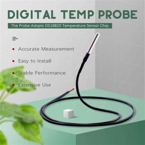 Jual Ds18b20 Waterproof Temperature Suhu Sensor Probe Arduino Uno 2
