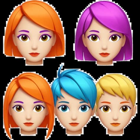 Ai Hairstyles Emoji Ai Emoji Generator