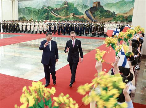 习近平同芬兰总统斯图布会谈凤凰网资讯凤凰网