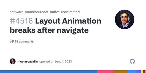 Layout Animation Breaks After Navigate Issue Software Mansion React Native Reanimated