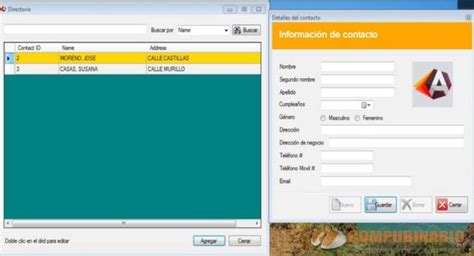 Sistema De Gestion De Directorio De Contactos Compubinario