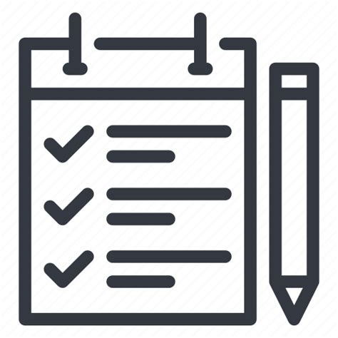 Survey Questionnaire Checklist Choice Task Checkmark List Icon Download On Iconfinder