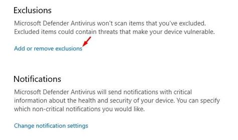 How To Exclude Files Folders From Windows Defender