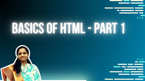 Grade 6: Basics of HTML - Part 1 - YouTube