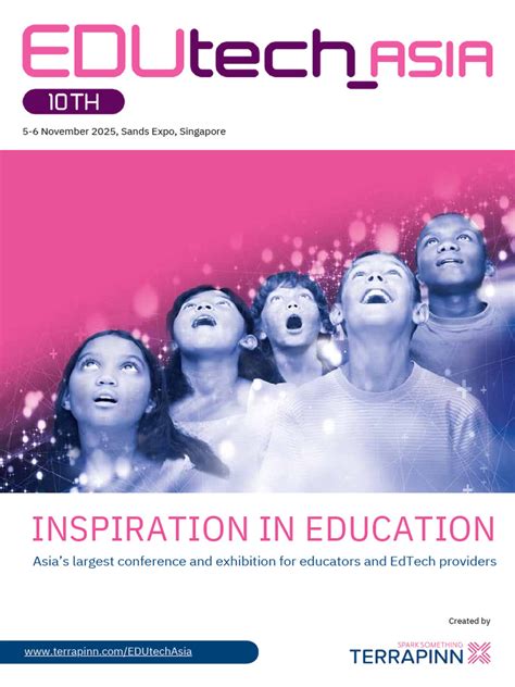 Edutech Asia 2025 Brochure 1 Pdf Educational Technology Mobile Device