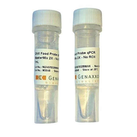 Pcr Master Mixes For Food Diary Testing