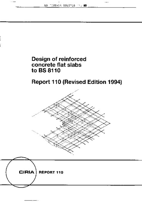 Pdf Design Of Reinforced Concrete Flat Slabs To Bs 8110
