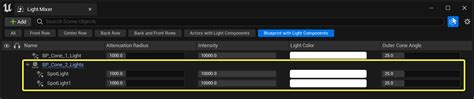 Unreal Engine でライトミキサーを使用する Unreal Engine 55 ドキュメンテーション Epic