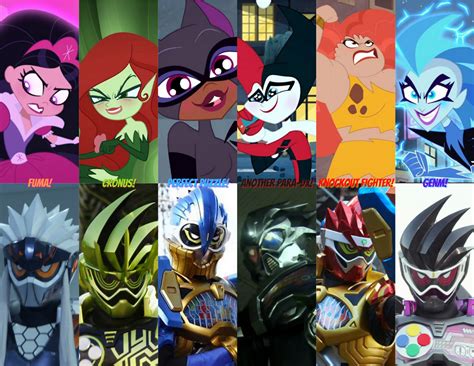 Dc Super Villain Girls As Ex Aid Riders By Lupinmk On Deviantart