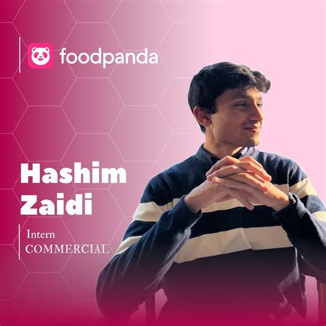 Hashim Zaidi On Linkedin Careergrowth Pandaship24 Foodpanda