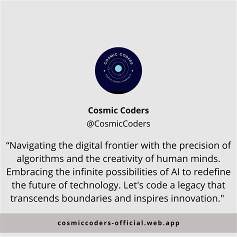Techvisionary Aiinnovator Cosmic Coders Posted On The Topic Linkedin