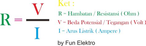 Pengertian Rumus Resistor Dan Hukum Ohm Fun Elektro Blogspot