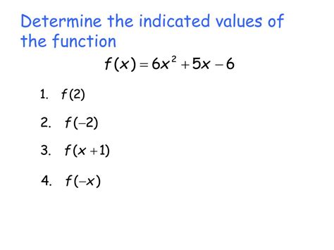 Ppt Identifying Functions Domain Of A Function Combining Functions