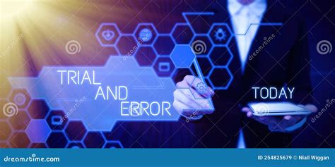 Writing Displaying Text Trial And Error Business Concept Lear Something By Trying To Do It And