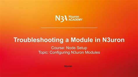 troubleshooting a module in n3uron [v 1 21] youtube