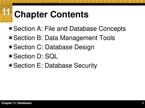 Chapter 11 Databases. - ppt download