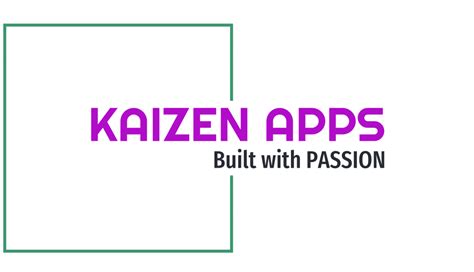 Kaizen Apps Words 1 Utility Apps Are Made Here