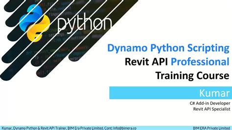 Rg Kumar On Linkedin Revit Python Is Very Easy Have A Look Here Training Starts From 14th