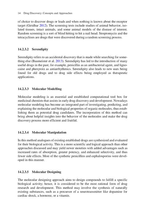 Essentials Of Bioinformatics Notes 82 14 Drug Discovery Concepts