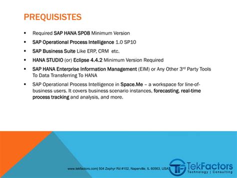 Sap Operational Process Intelligence Powerd By Hana Ppt