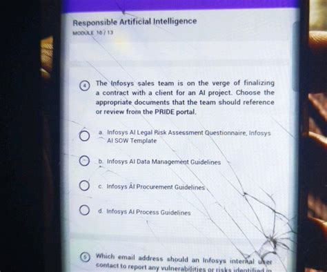 Responsible Artificial Intelligence Module 10 Studyx
