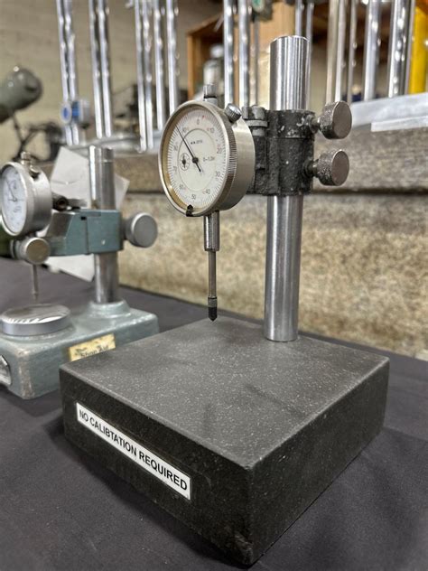1 Dial Gauge Comparator And 1 Precision Granite Indicator Stand