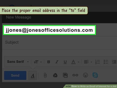 3 Ways To Write An Email Of Interest For A Job Wikihow