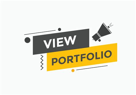 View Portfolio Button Speech Bubble View Portfolio Web Banner