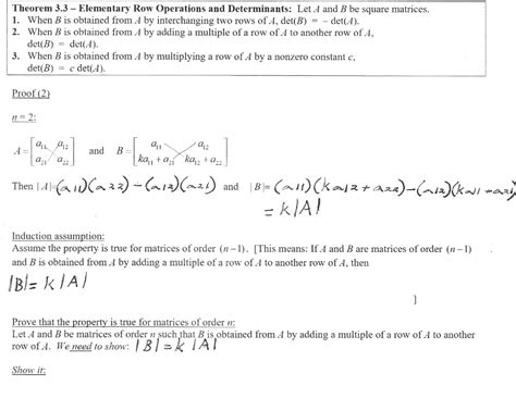 Solved Theorem 33 Elementary Row Operations And