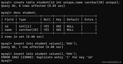 Sql基础知识：约束、主键、关联与复杂查询技巧 Csdn博客