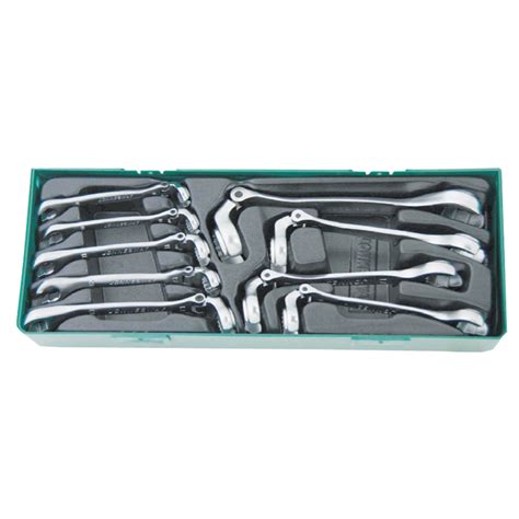 9pc Flexible Flare Nut Comb Wrench Set Gng Sales