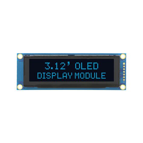 312 Inch 256x64 Oled Display Module Blue White 7pin Ssd1322
