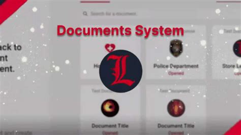 Fivem Documents Script FiveM Store
