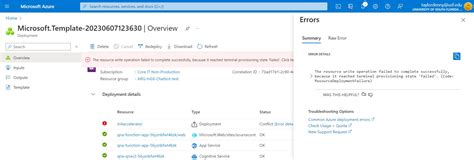 Prebuilt Solution Template Deployment Failed · Issue 355 · Azure