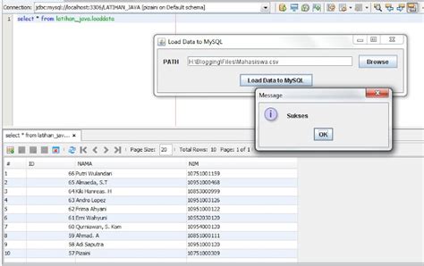 Load Data Xlsxlsxcsv To Mysql With Java Setetes Harapan Tanpa Henti