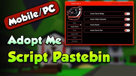 Adopt Me Script Pastebin For Mobilepc Adopt Me New Script Hackgui