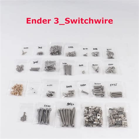 Blurolls Ender 3 upgrade to Switchwire 3d printer fasteners kit Ender_SW by boubounokefalos ...