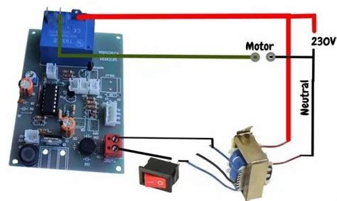Automatic Water Level Controller Circuit Board With Motor Dry Run Protection At Piece In