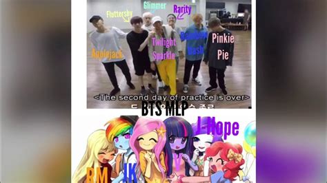 Bts As Mlp Characters Youtube
