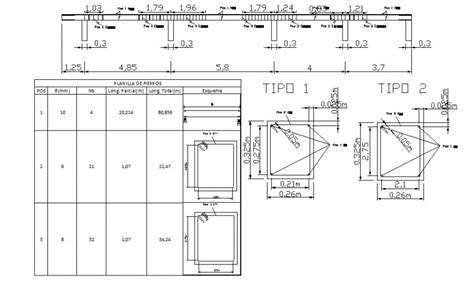 Detail Drawing Of Rcc Structure 2d Drawing In Autocad