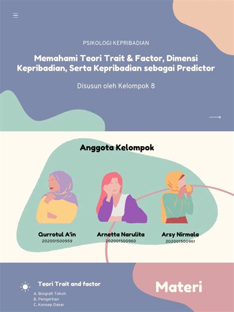 Kelompok 8 Teori Trait And Factor Bk R3k Pdf