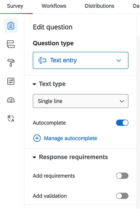 How Can I Set The Question Value Of Question Type Text Entry Variant Single Line XM