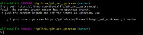 Git Set Upstream Explained [practical Examples] Golinuxcloud