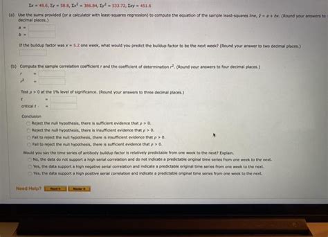 Solved Serial Correlation Also Known As Autocorrelation