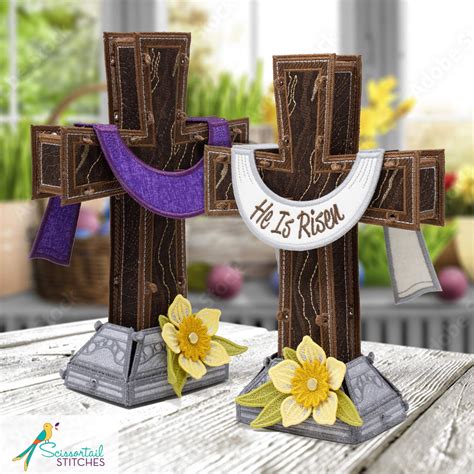 Oesd Embroidery Design Freestanding Easter Cross My Sewing Room