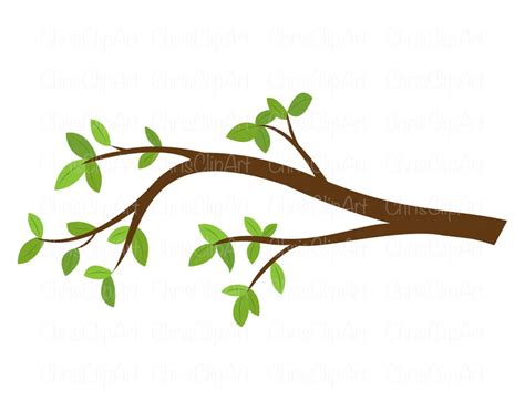 TREE BRANCH PNG Tree Branch Svg Branch Clipart Branch Etsy Tree