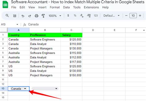 How To Index Match Multiple Criteria In Google Sheets With Examples
