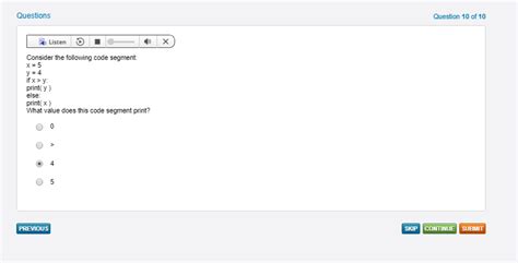 Solved Questions Question 8 Of 10 A For Loop Is Convenient