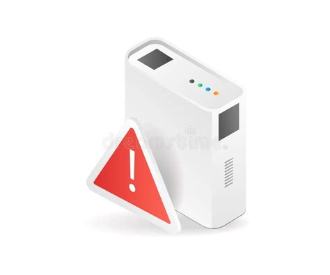 Flat Isometric D Illustration Error Storage Memory Stock Illustration Illustration Of