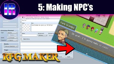 Making NPC S In RPG Maker Part YouTube